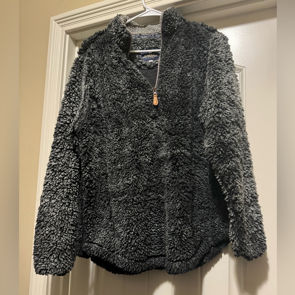 Simply Southern Fuzzy Pullover - Gem